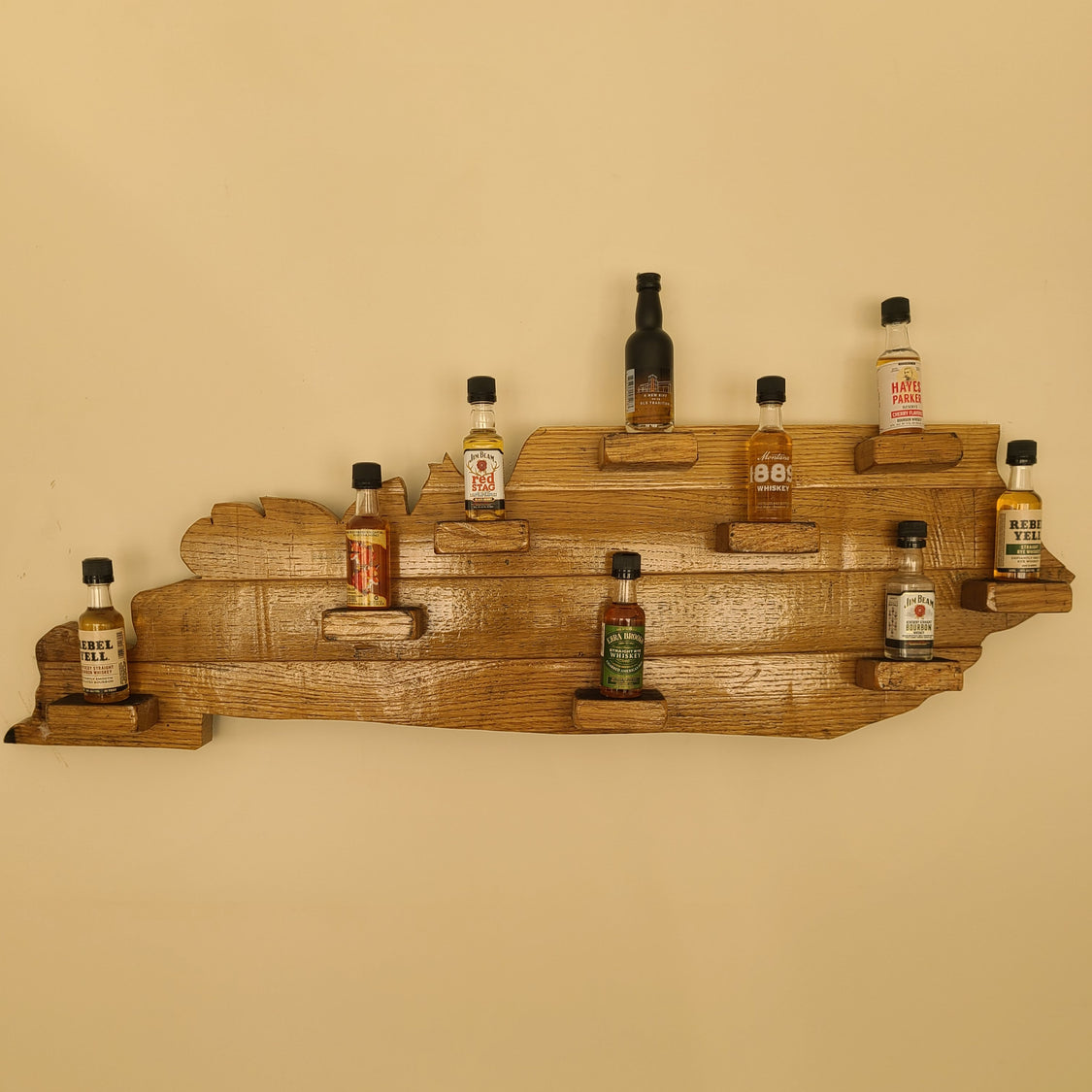 Kentucky Wood Map Shelf – Wood and Barrel